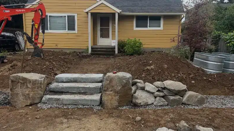 Front Yard Landscaping in Oregon City